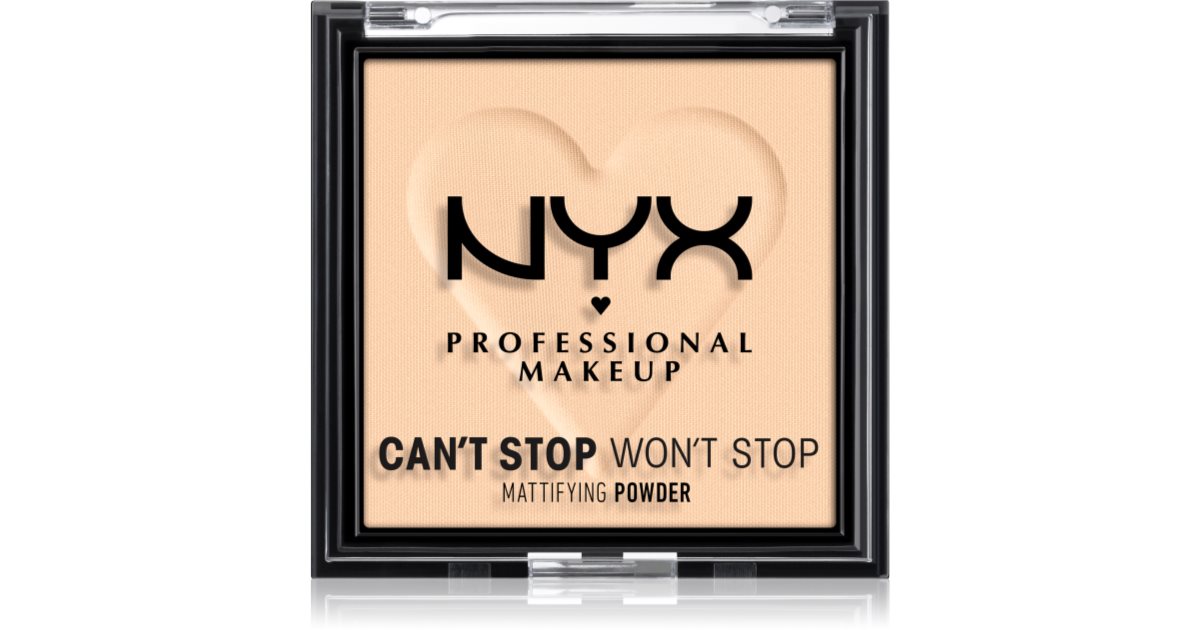 NYX Professional Makeup Can't Stop Won't Stop Mattifying Powder ...