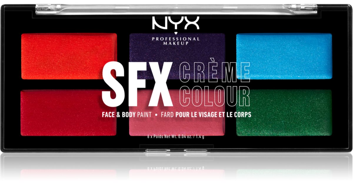 NYX Professional Makeup SFX Face & Body Paint Kasvopaletti Vartalolle ...