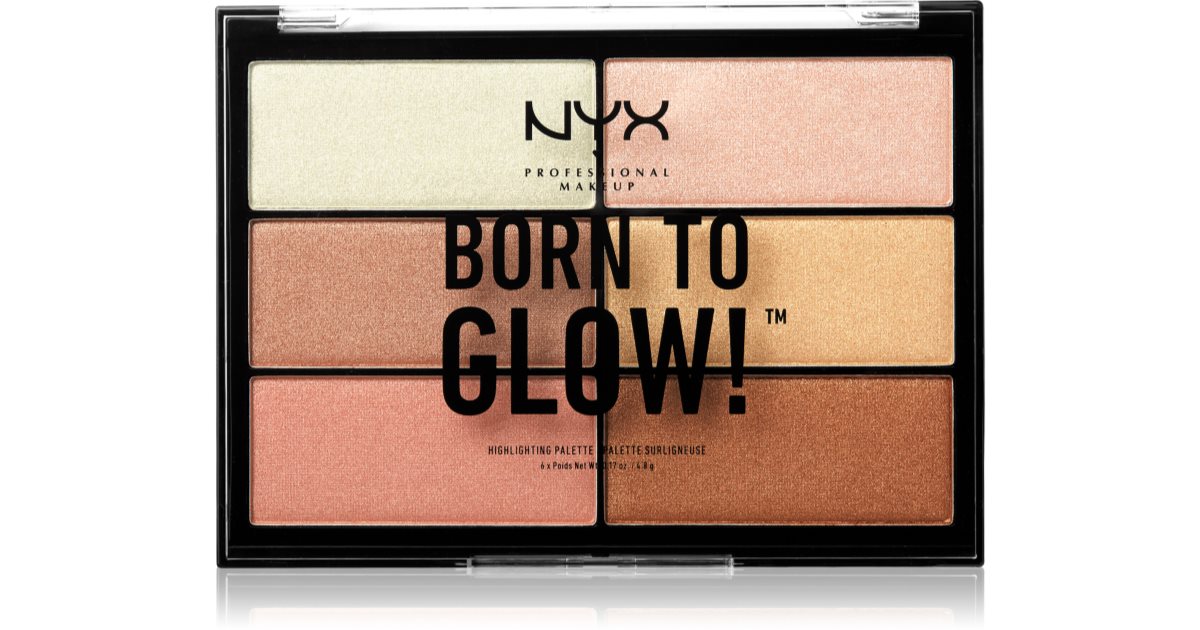 NYX Professional Makeup Born To Glow Highlighter-Palette