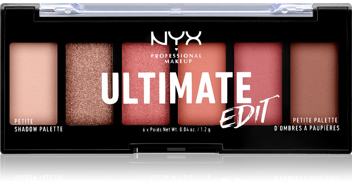 NYX Professional Makeup Ultimate Edit Petite Shadow eyeshadow palette ...