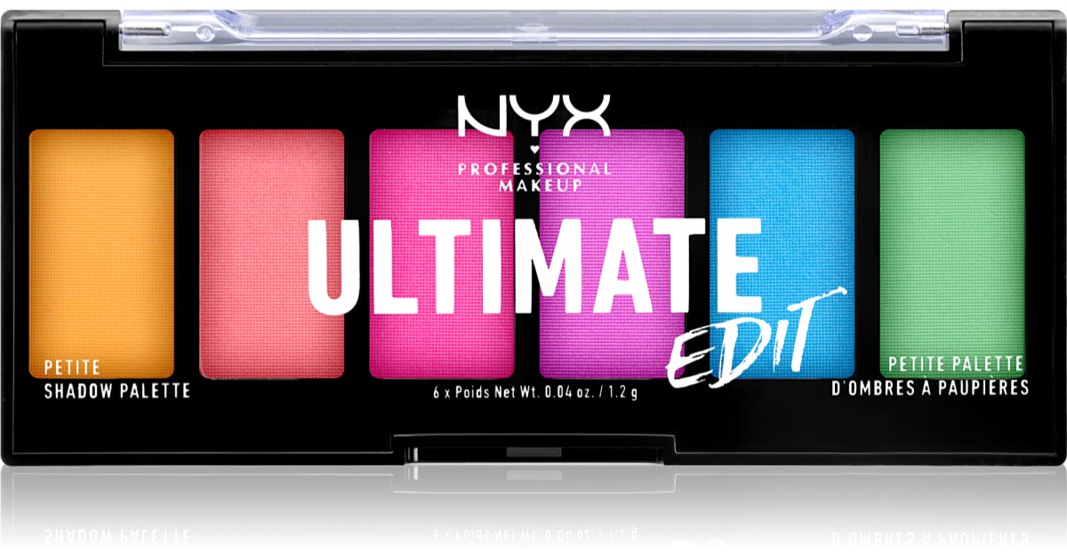NYX Professional Makeup Ultimate Edit Petite Shadow eyeshadow palette ...