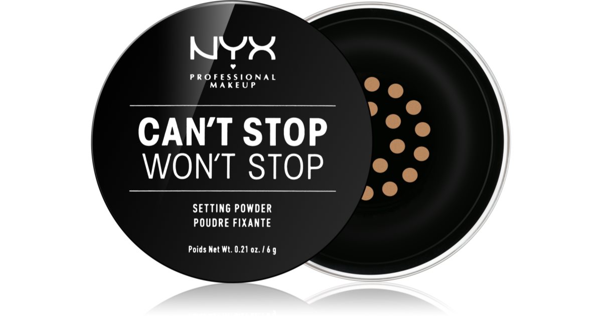 NYX Professional Makeup Can't Stop Won't Stop Puder für Damen loser ...