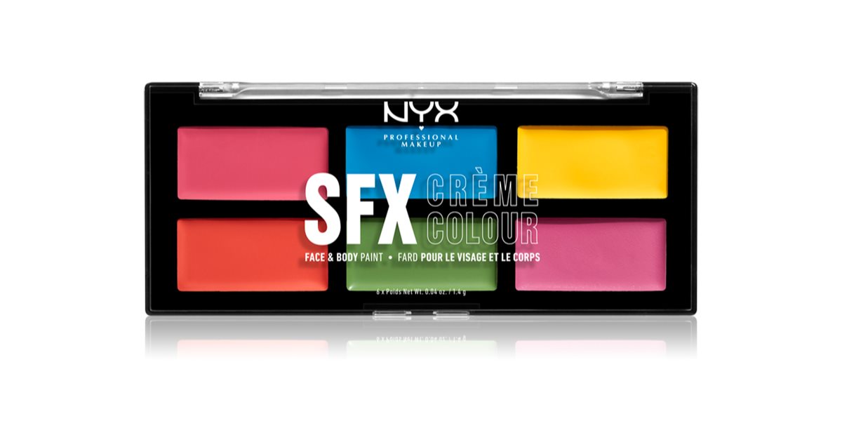 NYX Professional Makeup SFX Creme Colour™ Palette for body and face ...