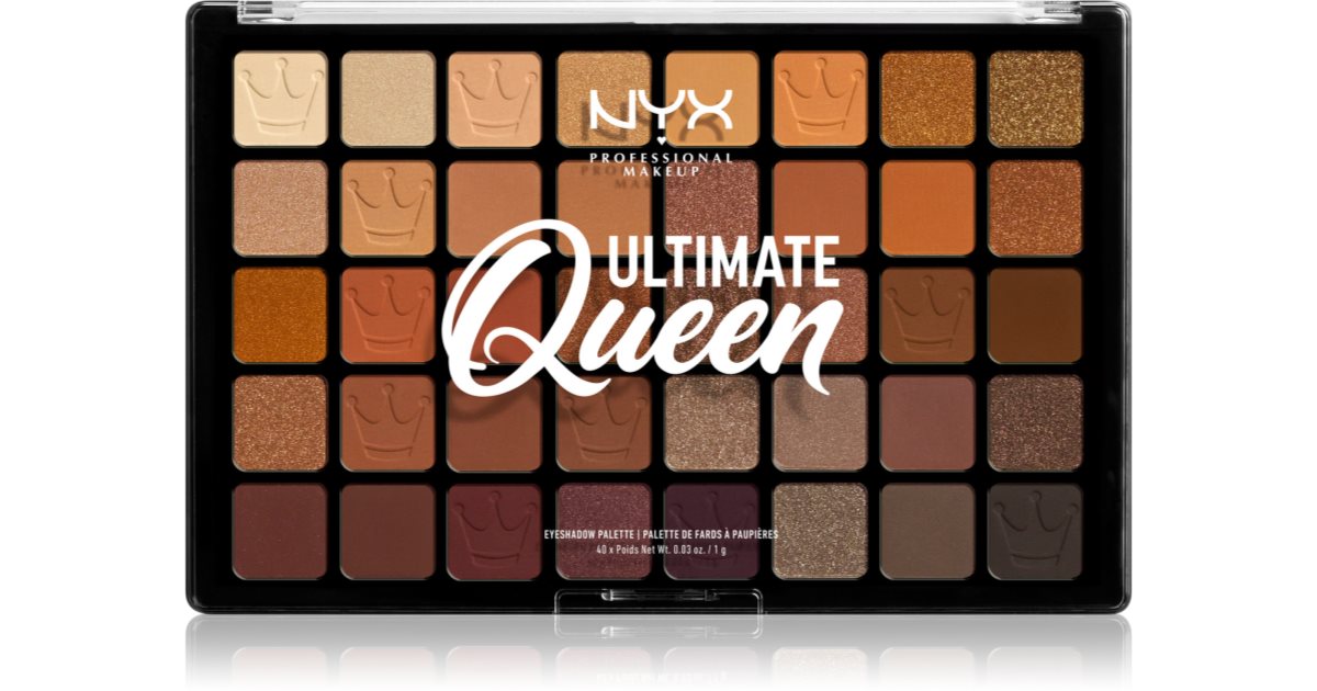 NYX Professional Makeup Ultimate Queen paleta de sombras de ojos ...