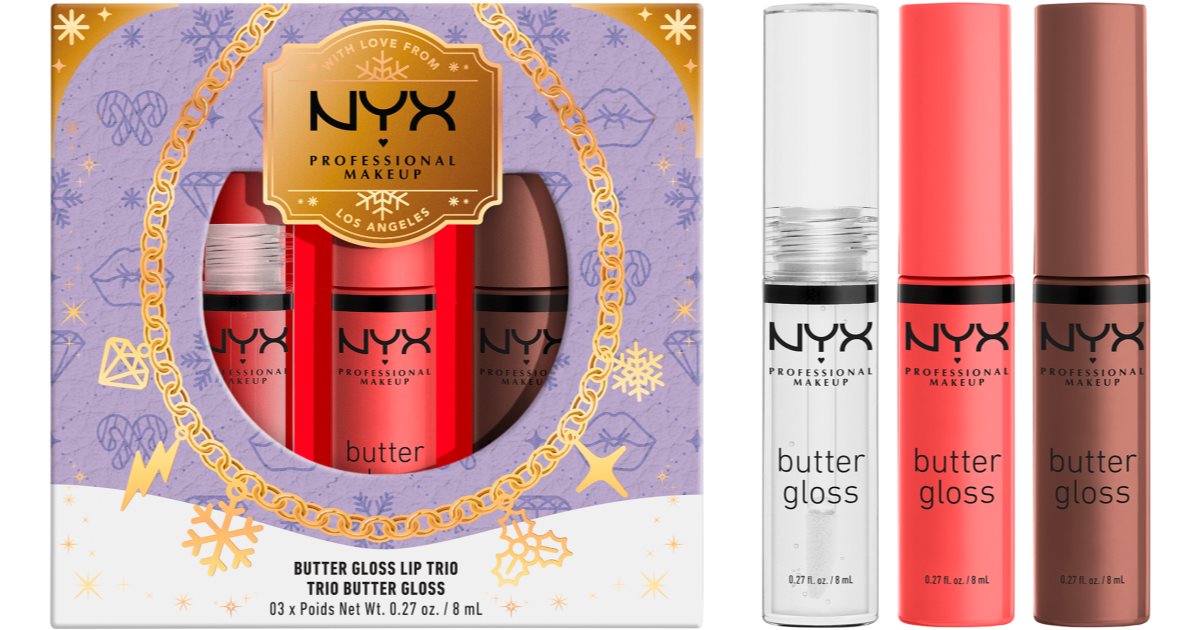 NYX Professional Makeup Limited Edition Xmass Mrs Claus Oh Deer Butter ...