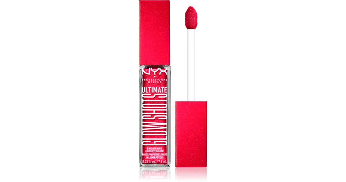 NYX Professional Makeup Ultimate Glow Shots liquid glitter eyeshadow ...