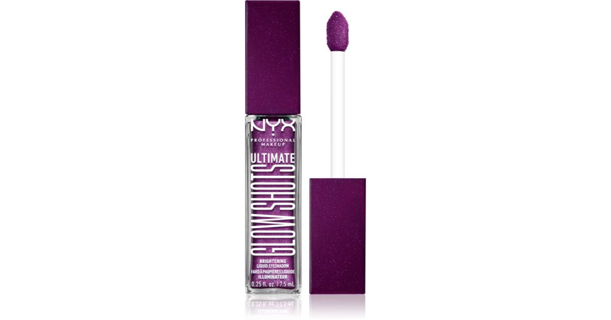 NYX Professional Makeup Ultimate Glow Shots liquid glitter eyeshadow ...