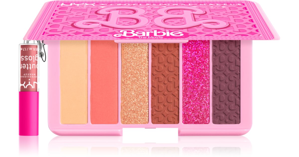 NYX Professional Makeup Barbie On The Go Eye Palette Palett för ...