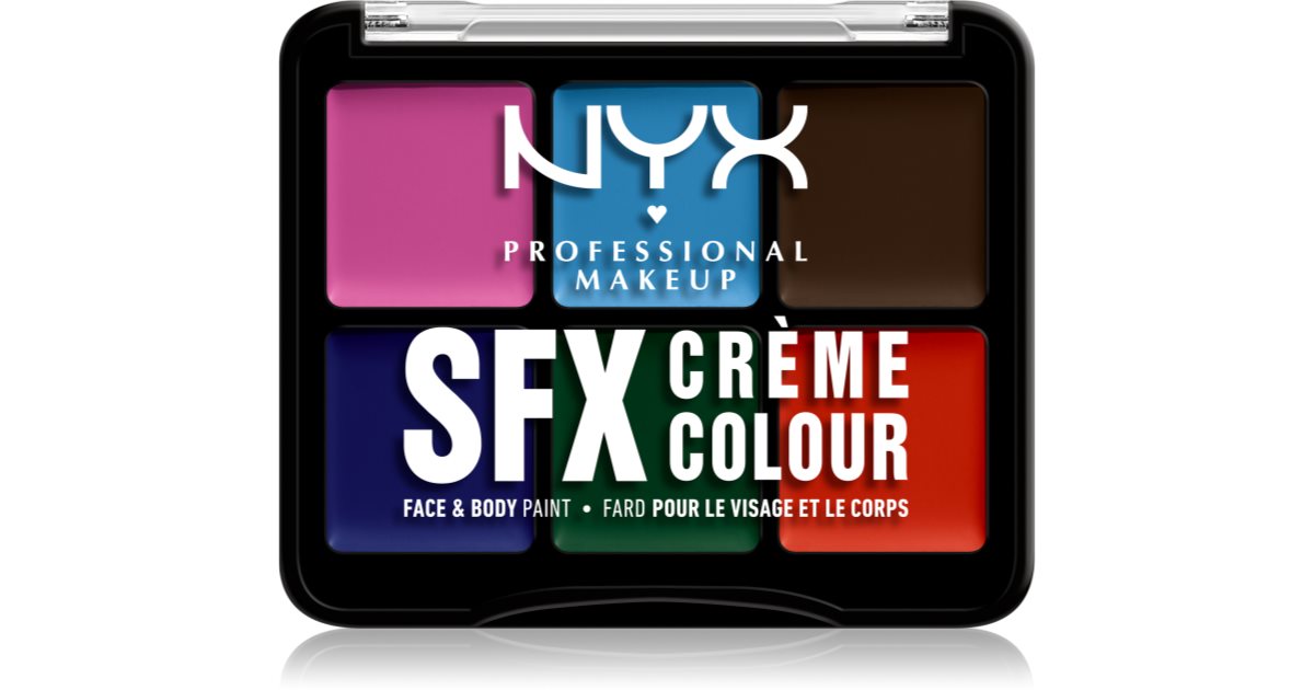 NYX Professional Makeup Halloween SFX Paints palette multifonctionnelle corps et visage | notino.fr