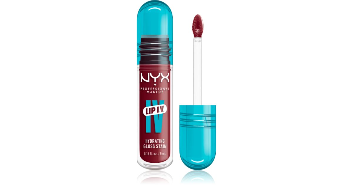 NYX Professional Makeup Lip IV long-lasting lip gloss with moisturising ...