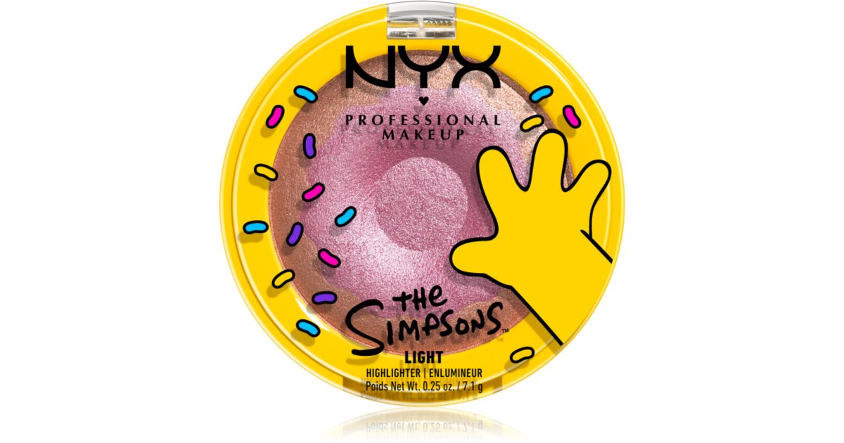 NYX Professional Makeup The Simpsons Highlighter rozjasňovač recenze ...