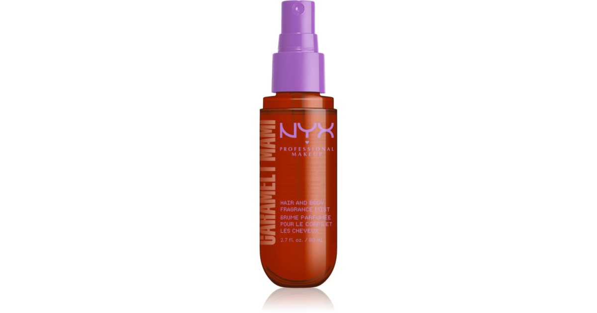 NYX Professional Makeup Fat Oil Body Spray brume parfumée pour cheveux ...