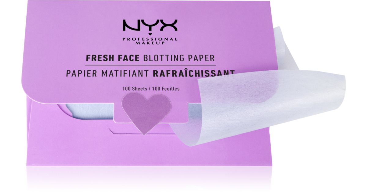 NYX Professional Makeup Blotting Paper salviette opacizzanti all'acido ...