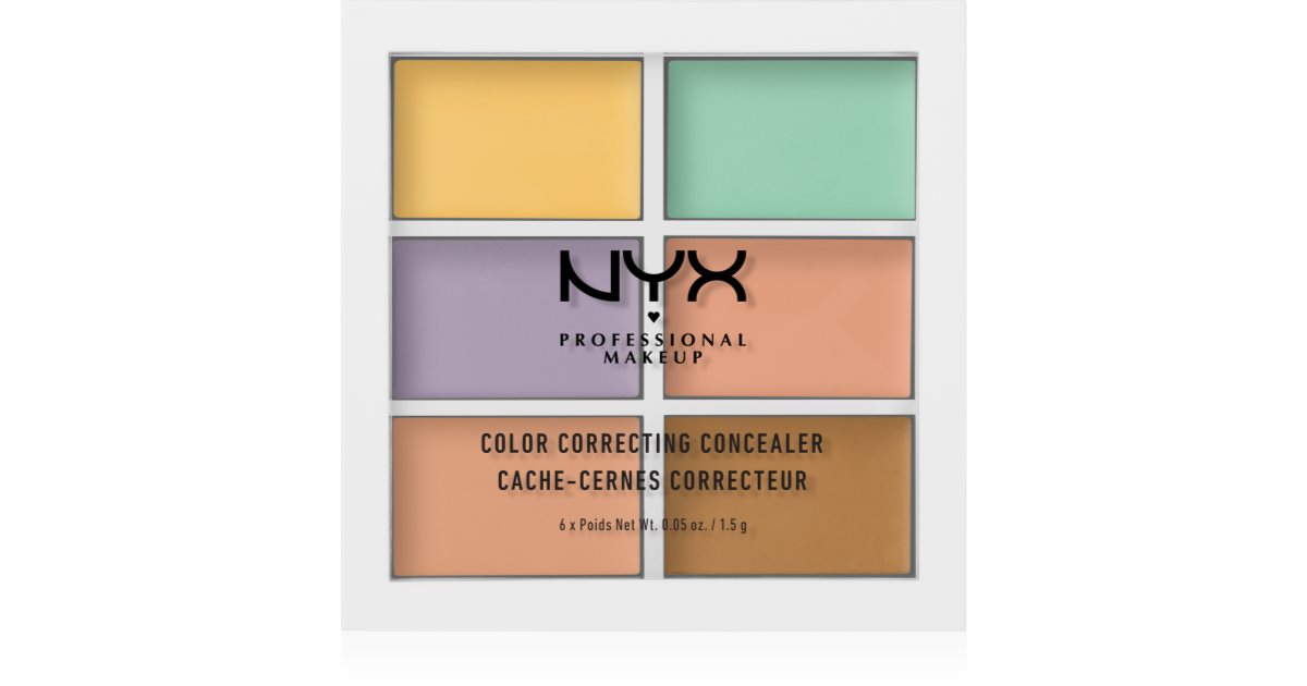 NYX Professional Makeup Color Correcting paletka do korygowania opinie ...