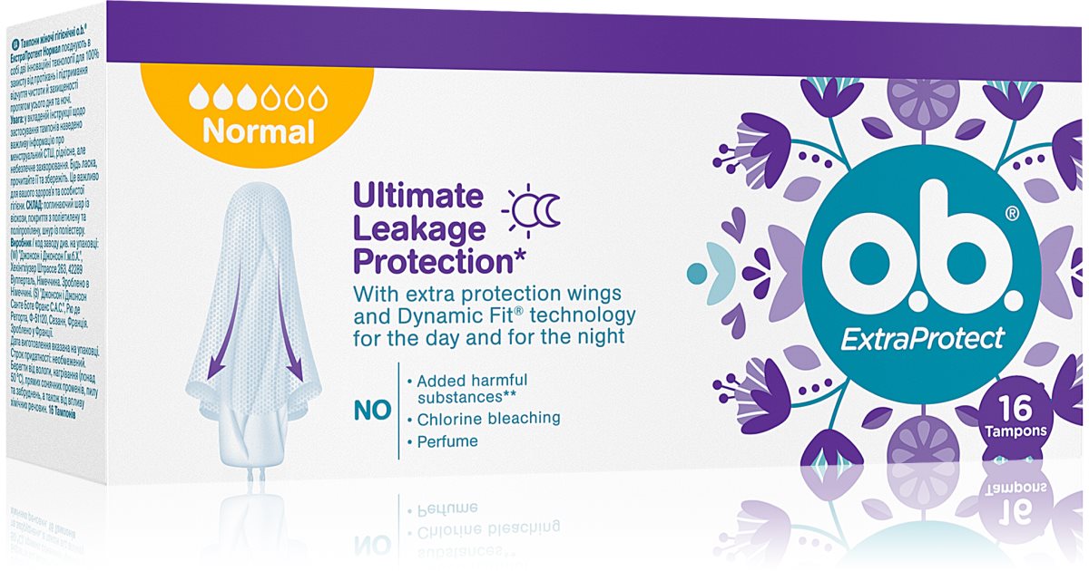 o.b. Extra Protect Normal tampons | notino.co.uk