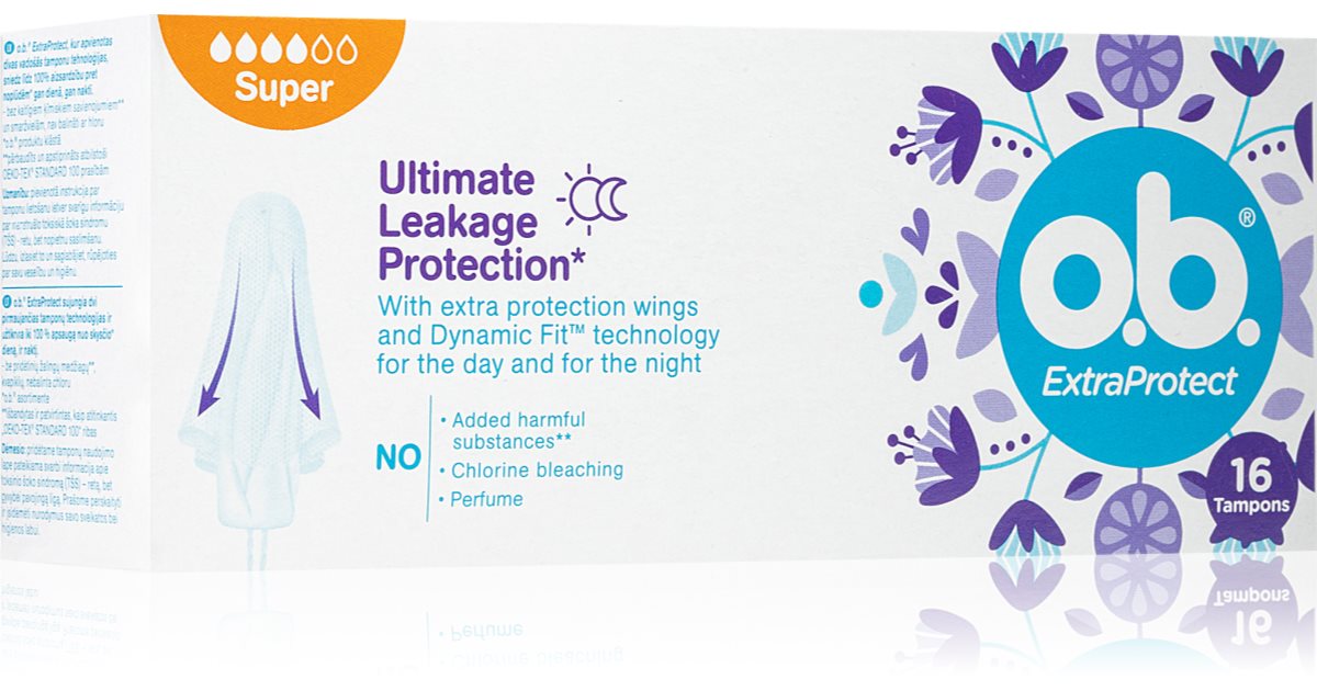 o.b. Extra Protect Super tamponi | notino.si o.b. Extra Protect Super tamponi | notino.si