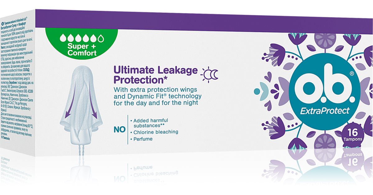 o.b. Extra Protect Super+ Comfort tampons | notino.fr