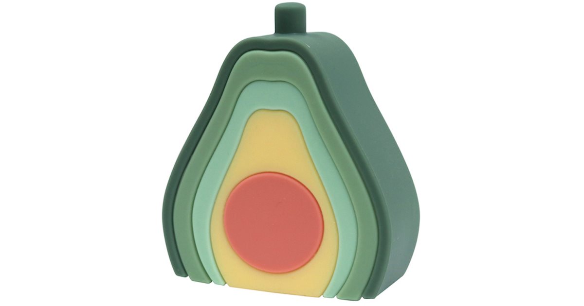 O.B Designs Silicone Avocado Stacker activity toy | notino.co.uk