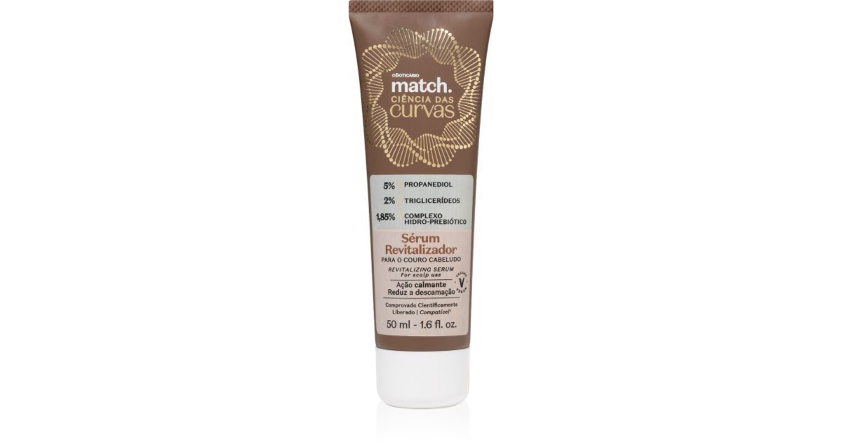 oBoticário Match. Science of Curves revitalising serum for scalp ...