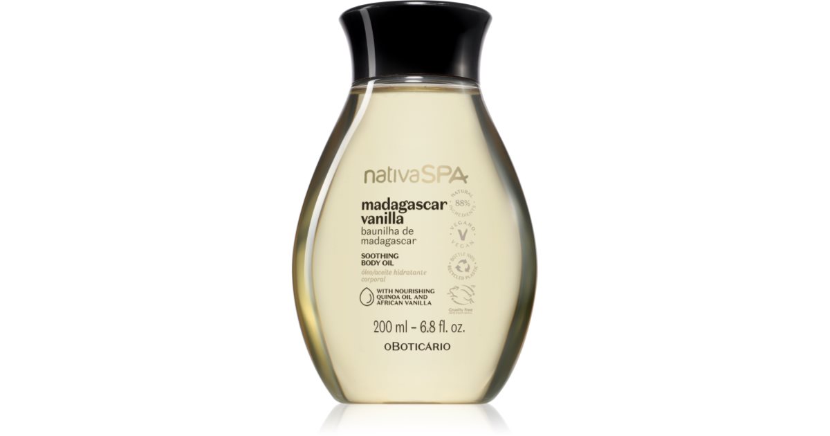 oBoticário Nativa SPA Madagascar Vanilla Body Oil | notino.ie