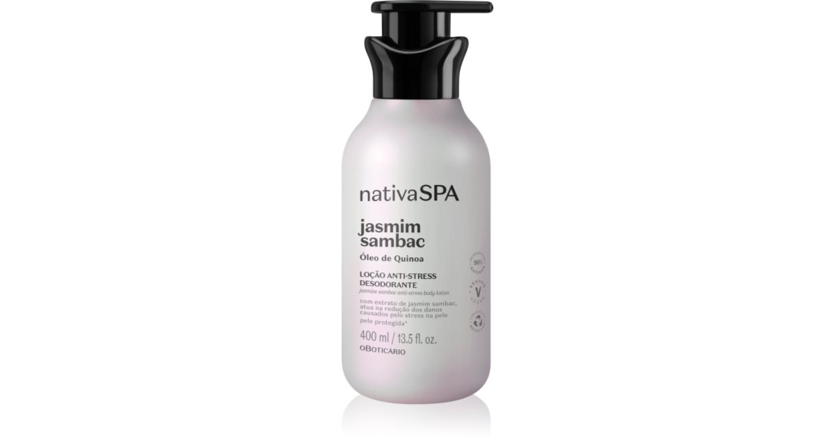 oBoticário Nativa SPA Jasmim Sambac lait corporel apaisant | notino.fr
