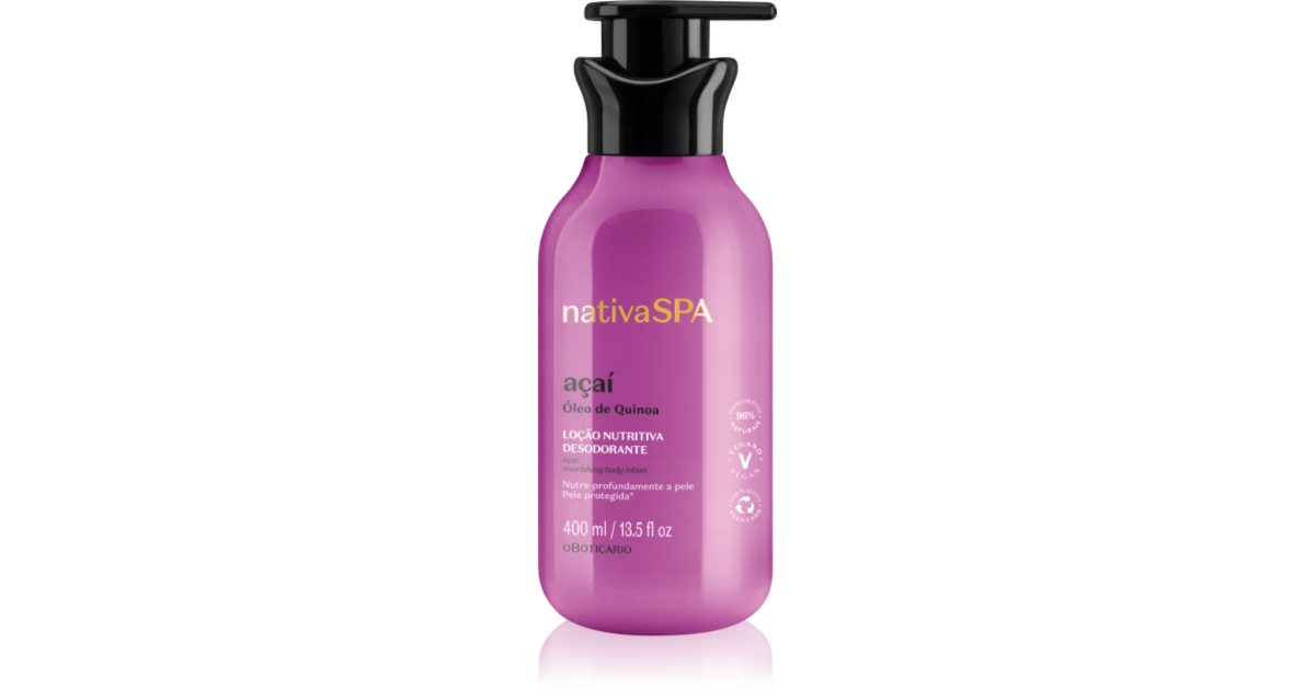 Oboticário Nativa Spa Acai Latte Idratante Corpo Notino It