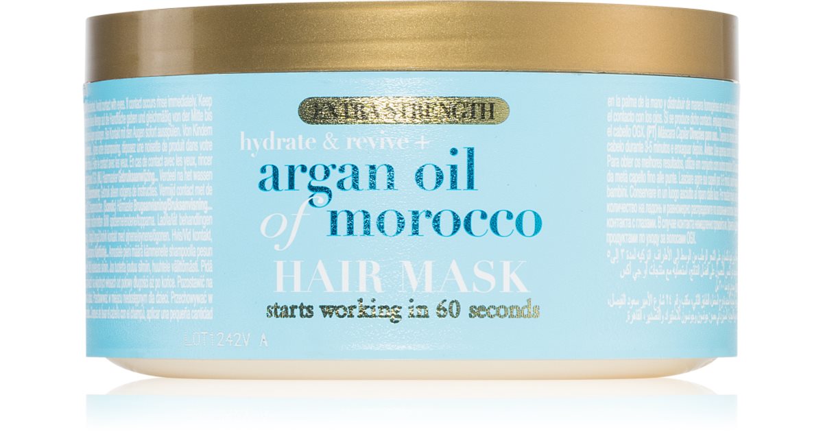 OGX Argan Oil Of Morocco Extra Strenght інтенсивна відновлююча маска ...