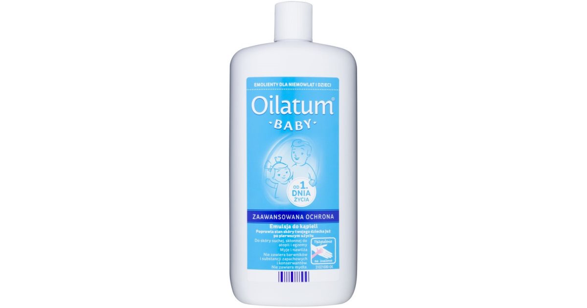 Oilatum Baby Bath Emulsion Bath Emulsion For Dry and Sensitive Skin ...
