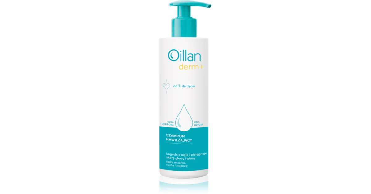 Oillan Derm+ Moisturizing Shampoo shampoing dermatologique pour bébé ...