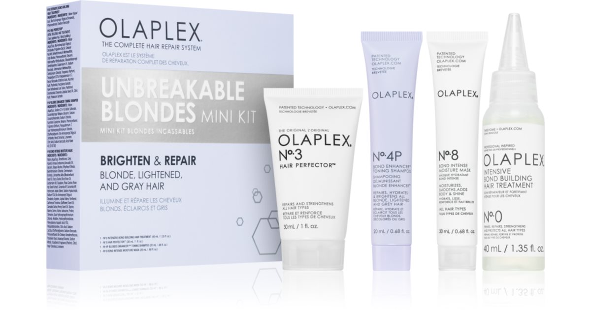 Olaplex Unbreakable Blondes Kit sada pro odbarvené vlasy | notino.cz