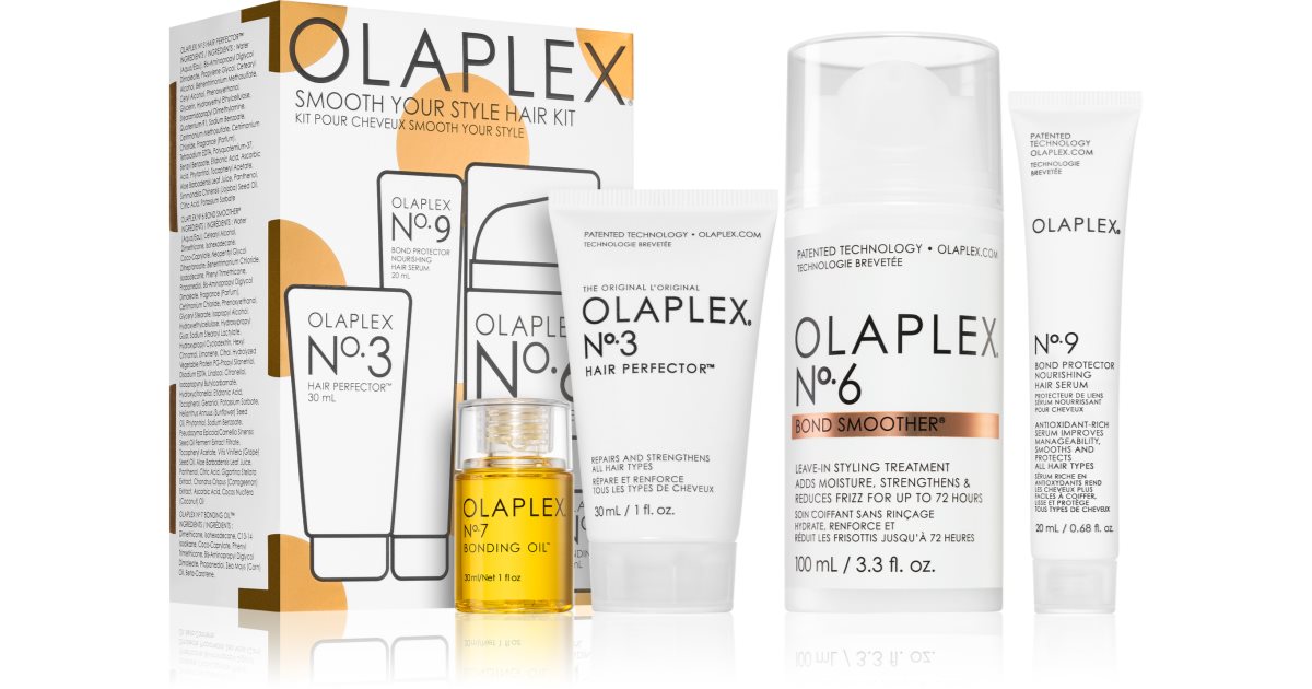Olaplex Smooth Your Style Kit set (per capelli rovinati e tinti ...