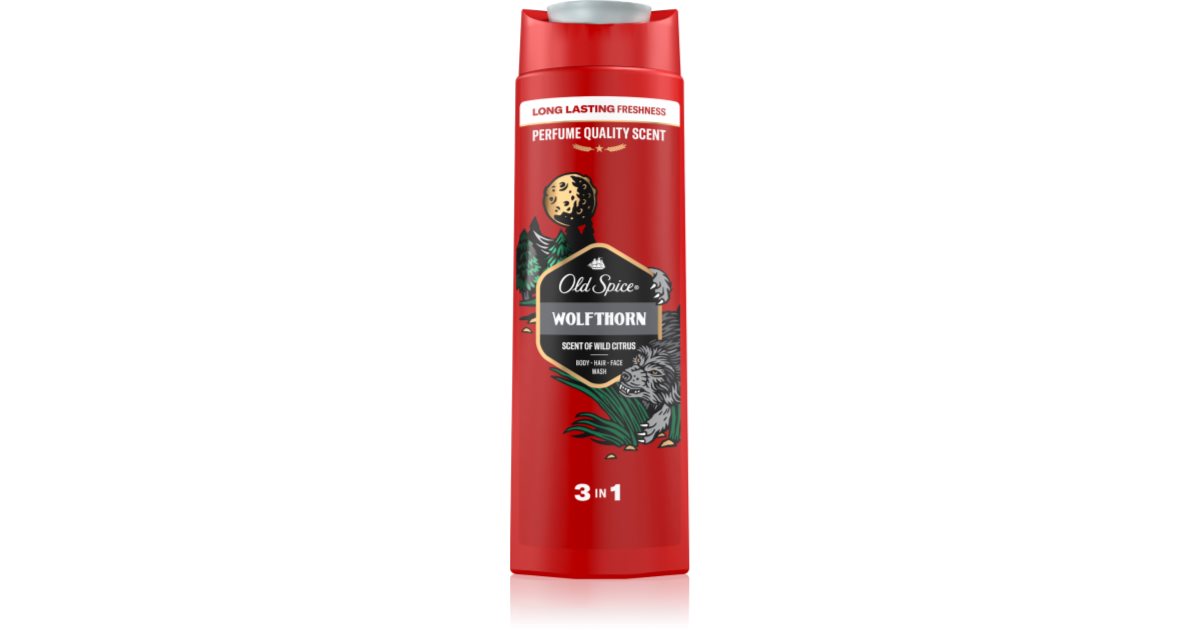 Old Spice Wolfthorn sprchový gel recenze | notino.cz