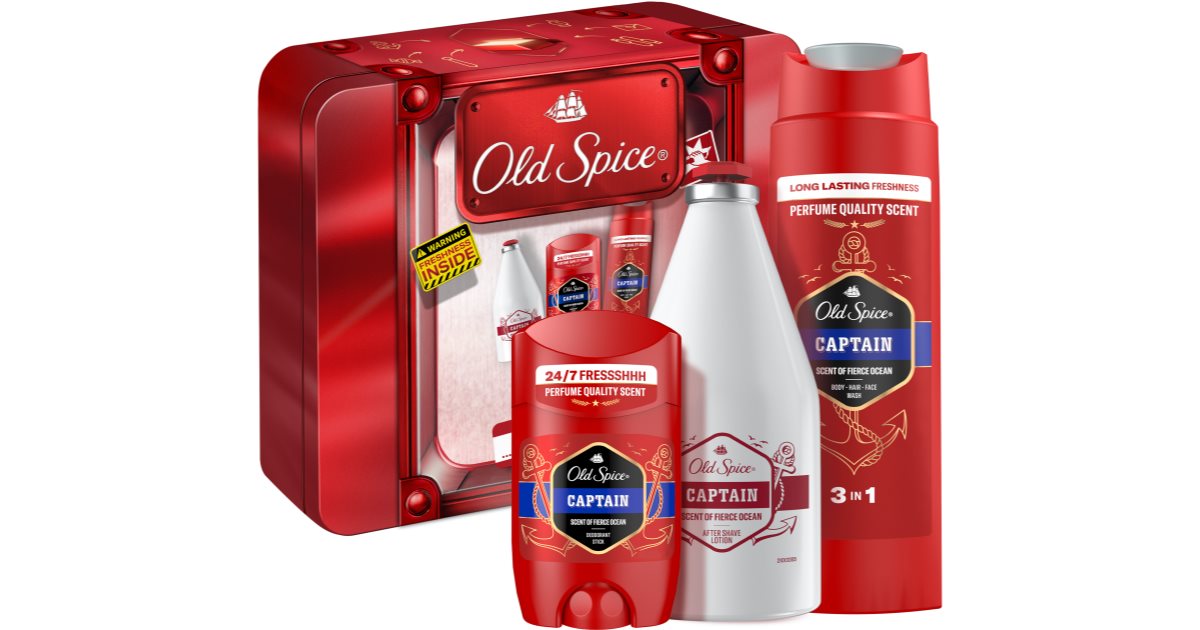 Old Spice Captain Tin Box gift set for men | notino.co.uk