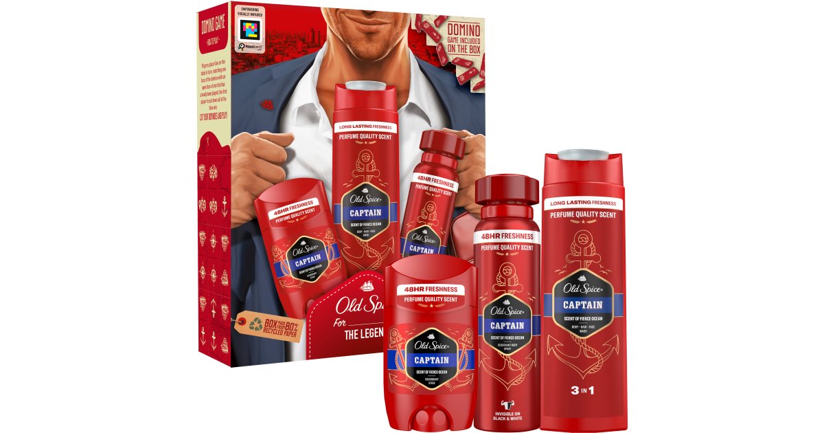 Old Spice Captain Gentleman Set dárková sada pro muže | notino.cz