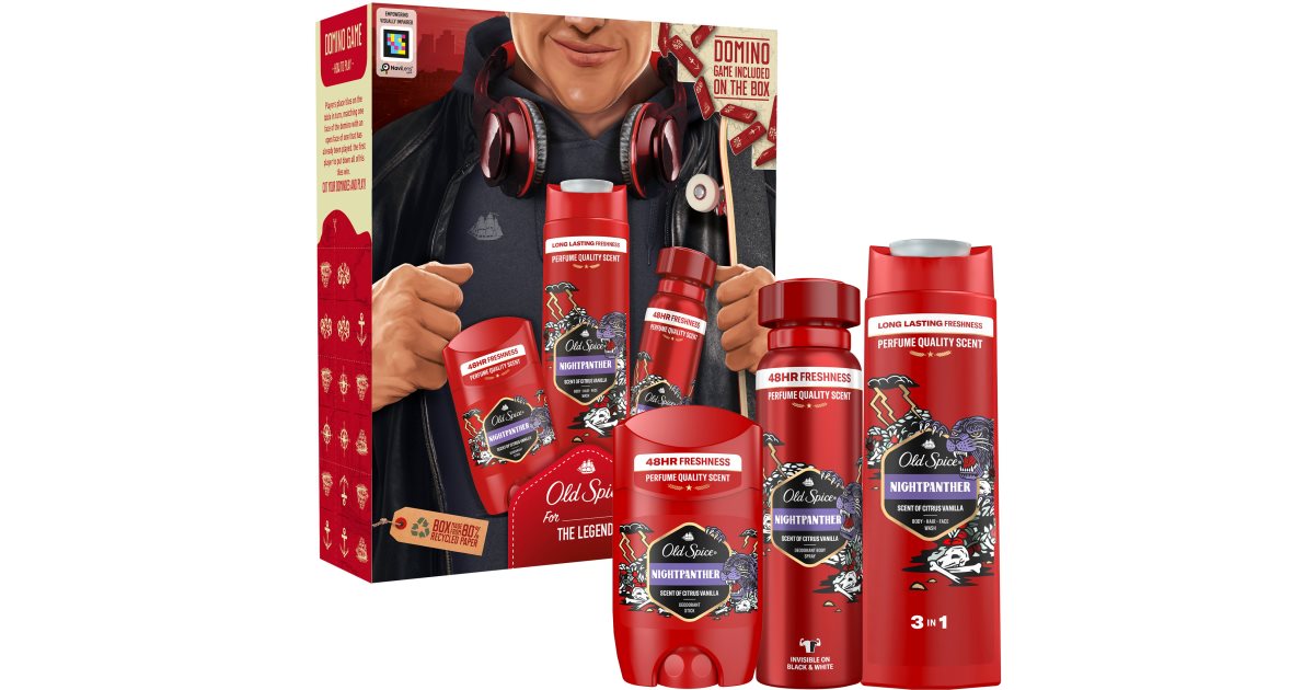 Old Spice Nightpanther Wild Explorer Set Geschenkset für Herren | notino.at