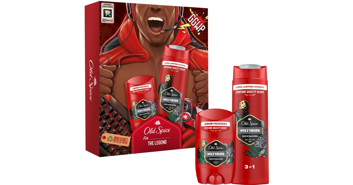 Old Spice Wolfthorn Wolf Gamer dárková sada (pro muže) | notino.cz
