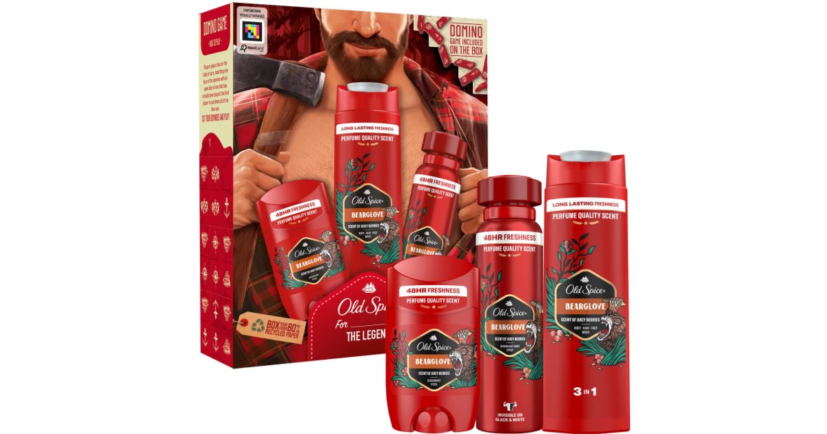 Old Spice Bearglove For The Legend dovanų rinkinys vyrams | notino.lt