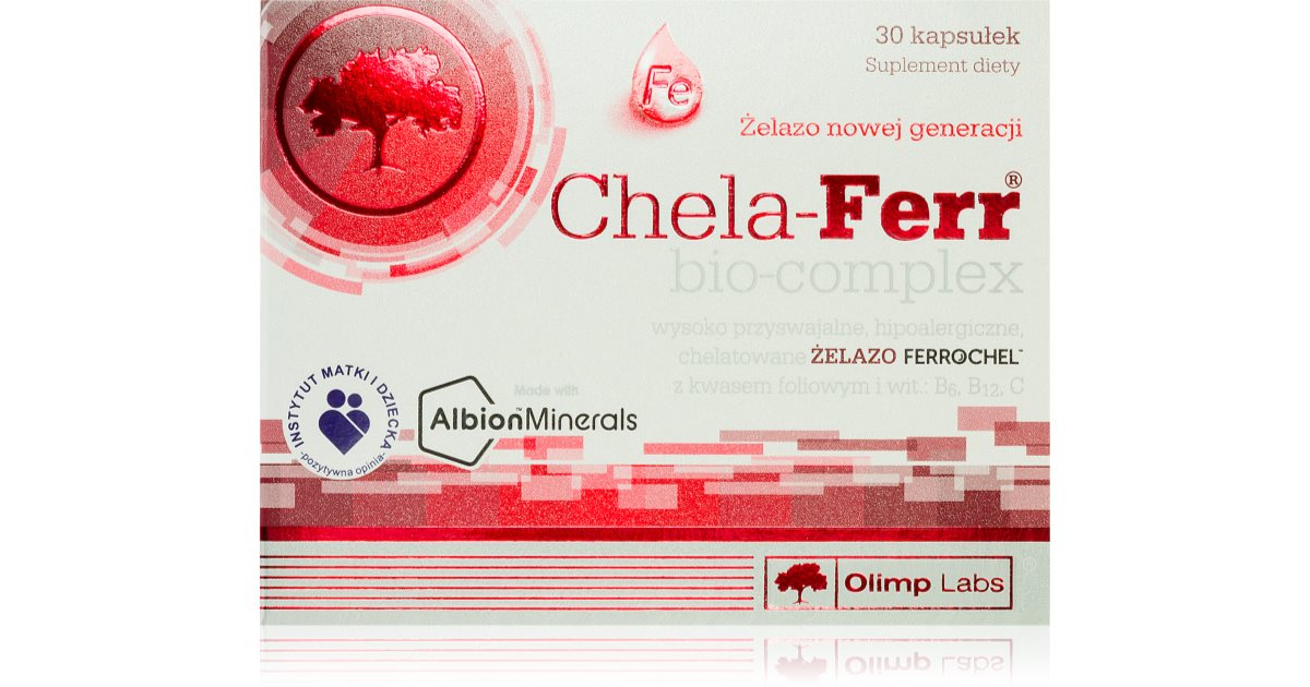 Olimp Chela-Ferr bio complex kapsułki do wsparcia metabolizmu ...