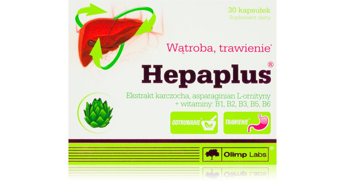 Olimp Hepaplus kapsułki do wspomagania zdrowia wątroby