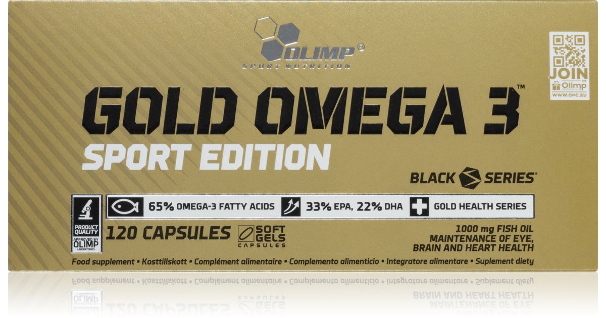 Olimp Gold Omega 3 Sport Edition capsules pour un fonctionnement normal ...