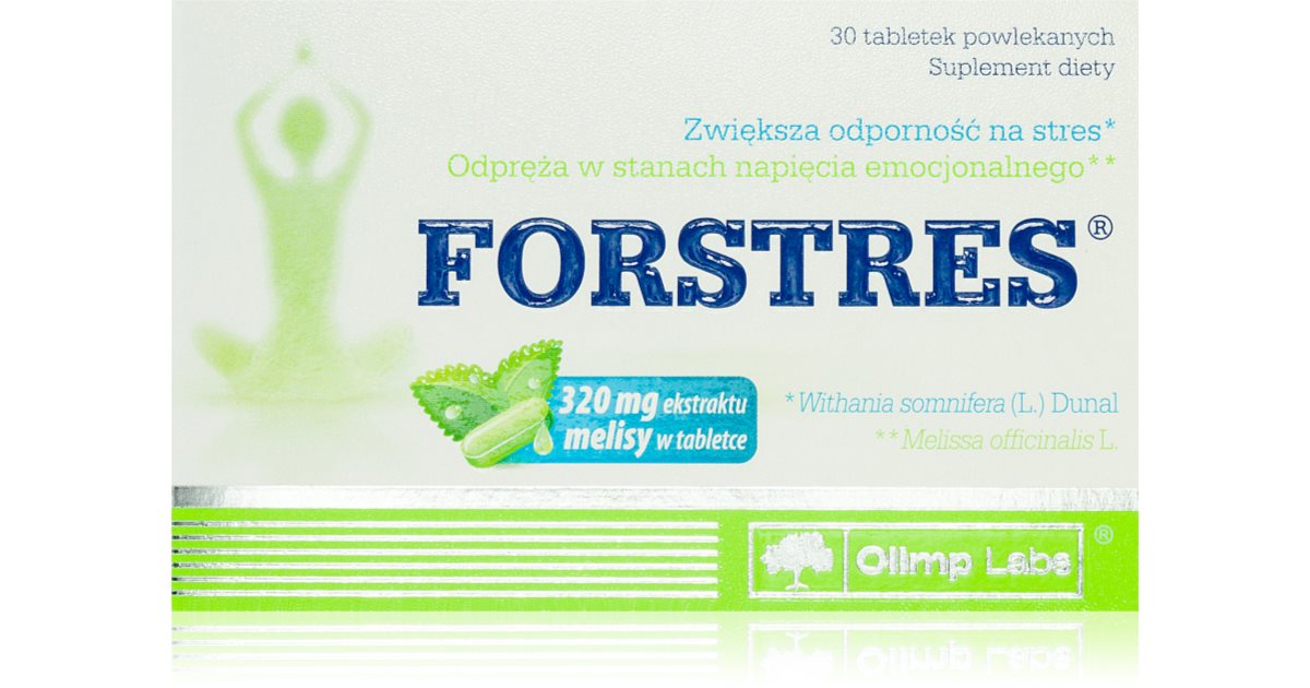 Olimp FORSTRES™ tabletki dla złagodzenia stresu i komfortu psychicznego