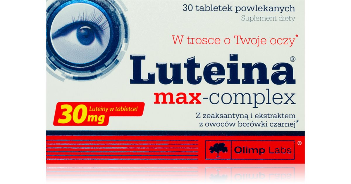Olimp Lutein max-complex tabletki dla zdrowych oczu