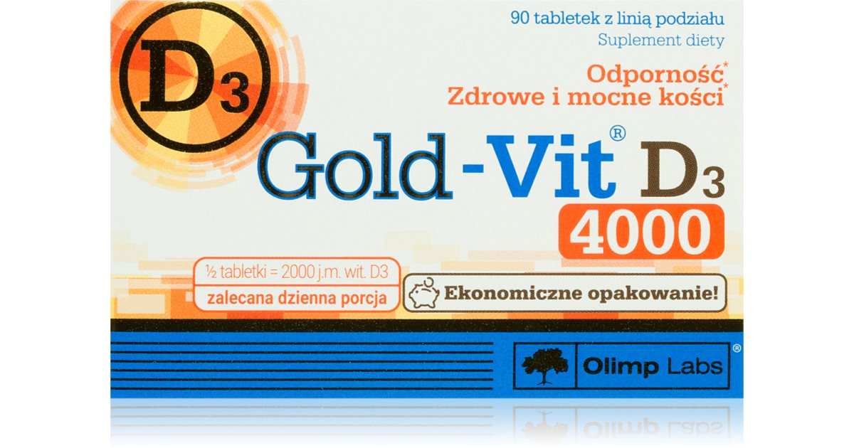Olimp Gold-Vit® D3 4000 tabletki dla wsparcia układu odpornościowego i ...