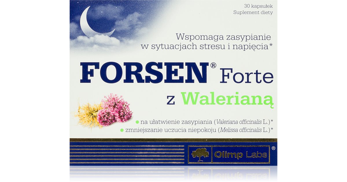 Olimp Forsen® Forte z walerianą kapsułki na poprawę snu i regeneracji