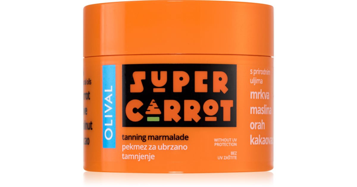 Olival SUPER Carrot Tanning Jam fórmula para un bronceado rápido y ...