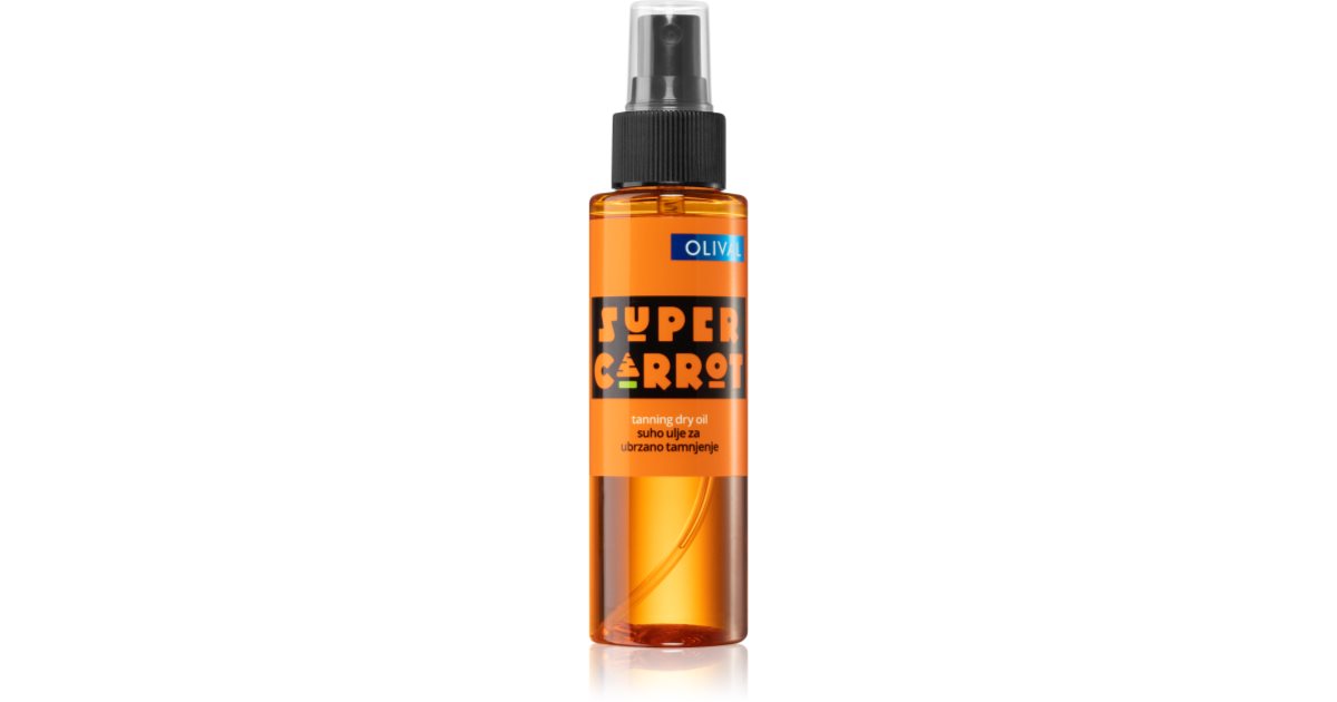 Olival SUPER Carrot aceite seco corporal acelerador de bronceado ...
