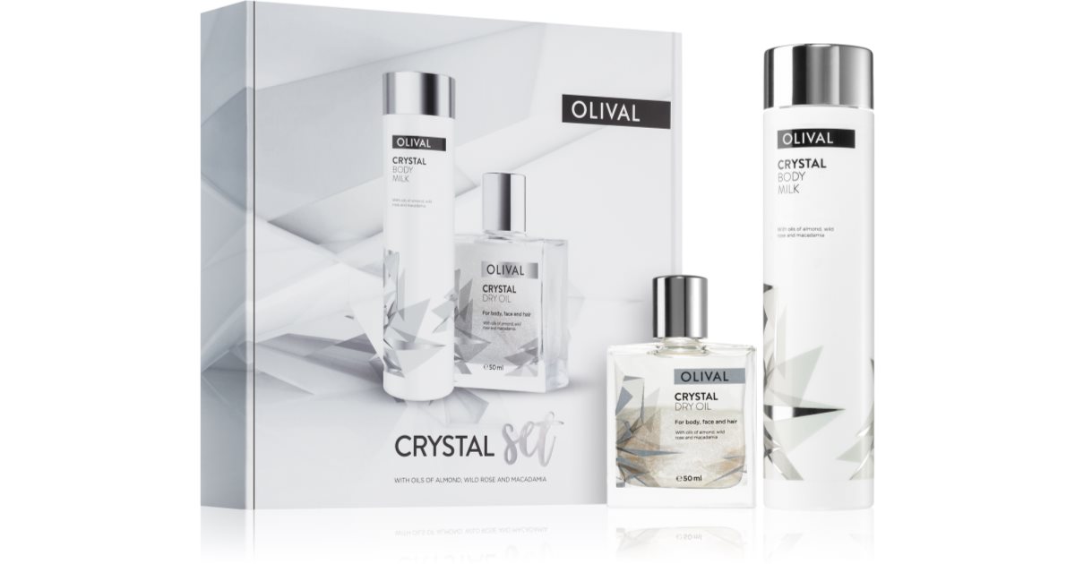 Olival Crystal Gift Set with nourishing and moisturising effect | notino.ie
