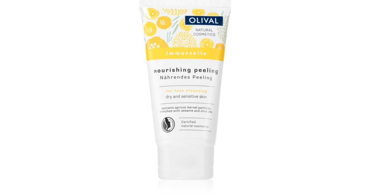 Olival Immortelle Nourishing Peeling sanftes Haut-Peeling für trockene ...