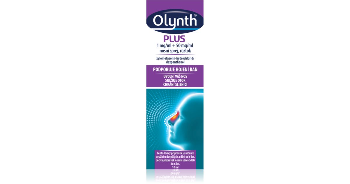 Olynth Olynth Plus 1mg/ml+50mg/ml nosný sprej, roztok pre upokojenie ...