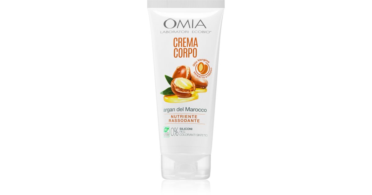 Omia Laboratories Argan del Marocco Nourishing and Firming Body Cream ...